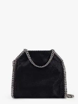 Stella McCartney Falabella Tiny Shaggy Deer Crossbody Bag - Black