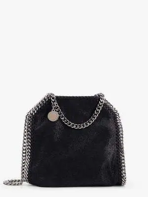 Stella McCartney Falabella Tiny Shaggy Deer Crossbody Bag - Black
