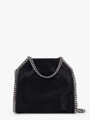 Stella McCartney Falabella Tiny Shaggy Deer Crossbody Bag - Black