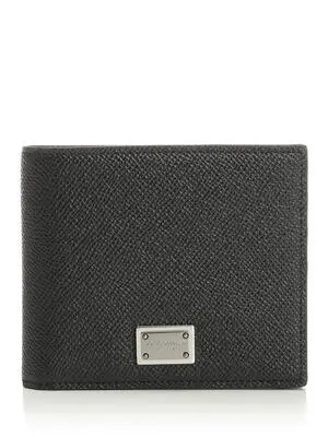 Dolce & Gabbana Leather Bifold Wallet - Black