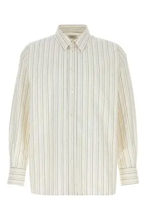 Saint Laurent Embroidered Cotton Shirt