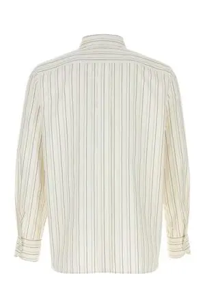 Saint Laurent Embroidered Cotton Shirt