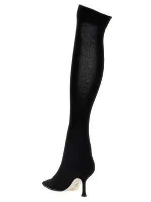 Rene Caovilla Knitted Over The Knee Boots