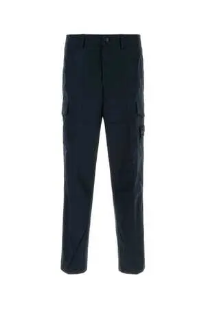 Stone Island Navy Cotton Cargo Pant - Blue