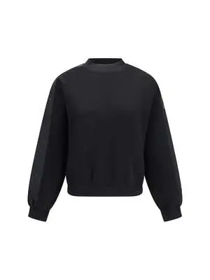 Moose Knuckles Mix Media Crewneck Sweater