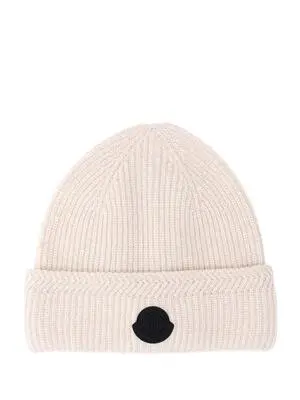 Moncler Cashmere Blend Beanie - Gray