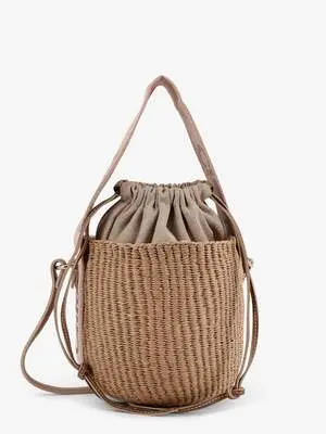 Chloé Woody Raffia Bucket Bag - Multicolor