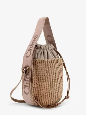 Chloé Woody Raffia Bucket Bag - Multicolor