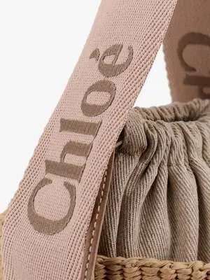 Chloé Woody Raffia Bucket Bag - Multicolor
