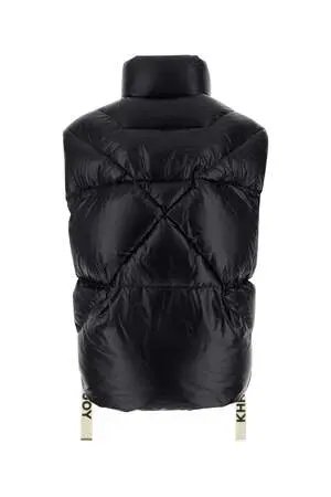 Khrisjoy Nylon Sleeveless Puff Shiny Down Jacket