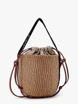 Chloé Woody Raffia Bucket Bag - Multicolor