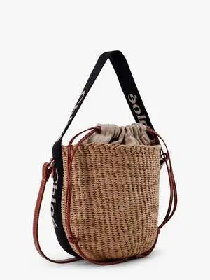 Chloé Woody Raffia Bucket Bag - Multicolor