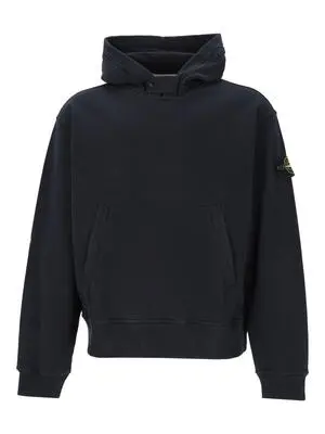 Stone Island Hooded Sweatshirt - Blue