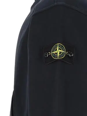 Stone Island Hooded Sweatshirt - Blue