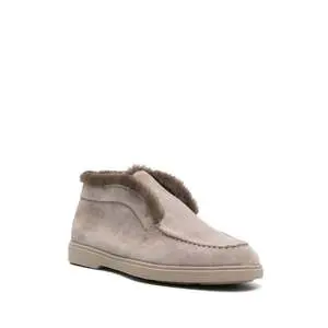 Santoni Suede Slip-on Boots - Multicolor