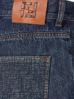Fendi Cotton Denim Shorts