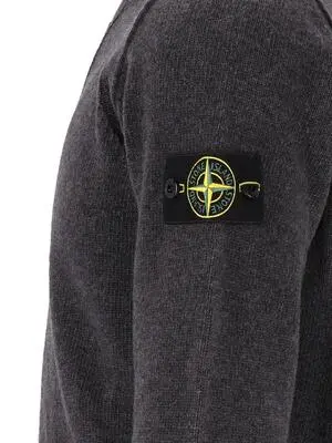 Stone Island Zip Sweater - Gray