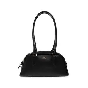 A.p.c. Leather Shoulder Bag - Black
