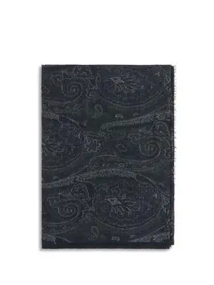 Etro Paisley Scarf - Black