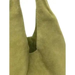A.p.c. Suede Shoulder Bag - Green