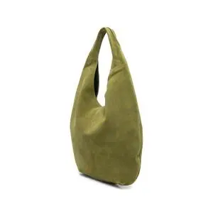 A.p.c. Suede Shoulder Bag - Green