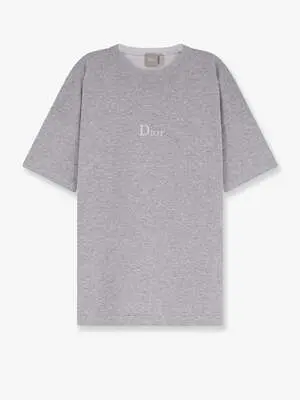 Dior Knitted T-shirt With Logo - Multicolor