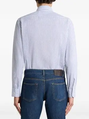 Etro Striped Cotton Seersucker Shirt