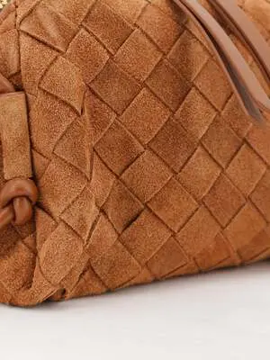 Bottega Veneta Pochette Concert Suede Crossbody Bag - Multicolor