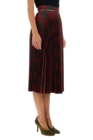 Burberry Embroidered Jersey Skirt