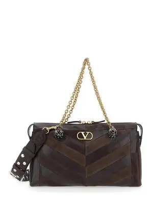 Valentino Garavani Panthea Leather Shoulder Bag - Multicolor