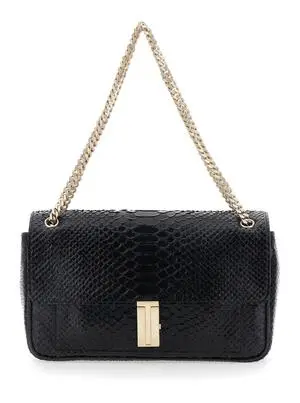 TOM FORD Leather Crossbody Bag - Black
