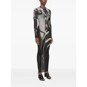 JEAN PAUL GAULTIER Graphic Print Dress
