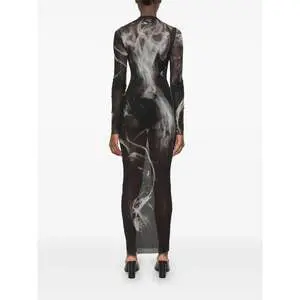 JEAN PAUL GAULTIER Graphic Print Dress