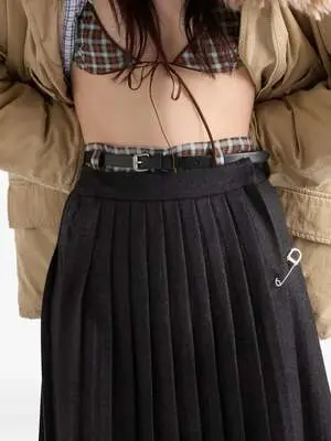 Prada Wool Midi Skirt