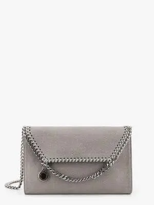 Stella McCartney Falabella Wallet Shaggy Deer Crossbody Bag - Multicolor