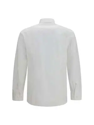 Etro Roma Cotton Shirt With Pegaso Logo - White