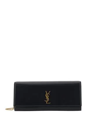 Saint Laurent Kate Shoulder Bag - Black