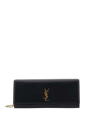 Saint Laurent Kate Shoulder Bag - Black