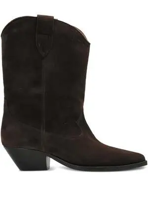 Isabel Marant Étoile Isabel Marant Women Duerto Suede Cowboy Boots Brown