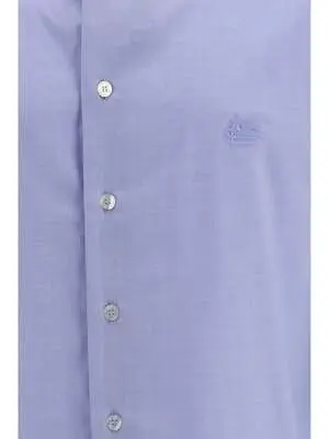 Etro Roma Cotton Shirt With Pegaso Logo