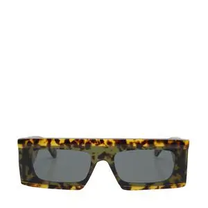 Alaïa Mask Sunglasses - Yellow