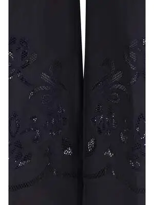 FORTE_FORTE Embroidered Cotton Pants