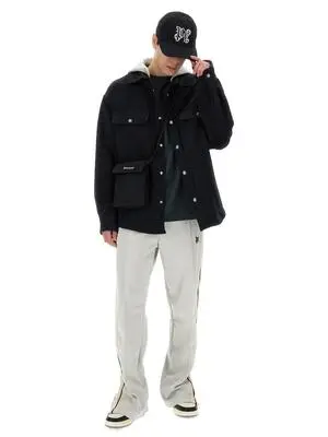 Palm Angels Shirt-jacket With Monogram