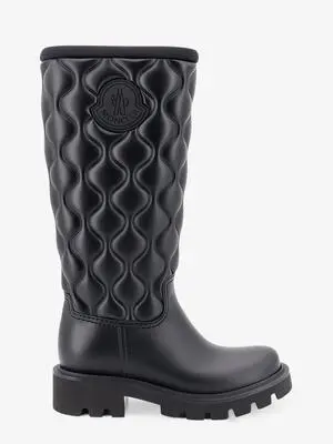 Moncler Kickstream Quilt Pvc And Neoprene Rain Boots - Multicolor