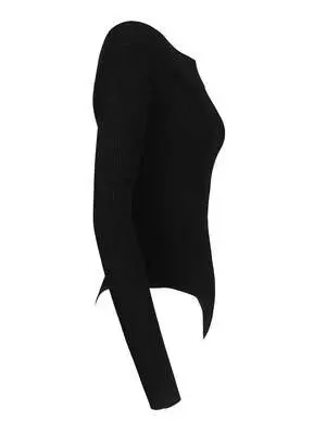 Alaïa Ribbed Knit Bodysuit