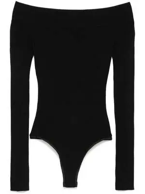 Alaïa Ribbed Knit Bodysuit
