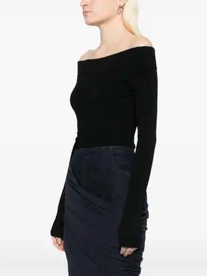 Alaïa Ribbed Knit Bodysuit