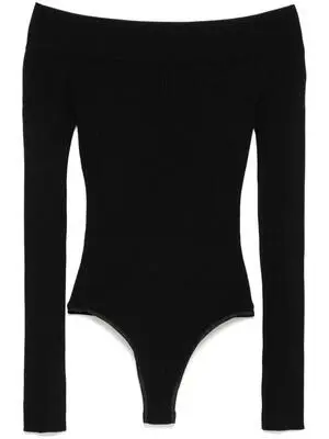 Alaïa Ribbed Knit Bodysuit