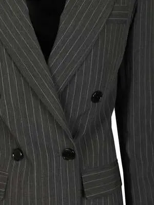 Isabel Marant Étoile Double-breasted Pinstriped Blazer