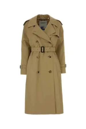 Burberry Gabardine Castleford Trench Coat - Brown
